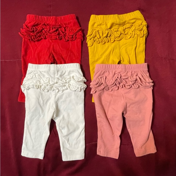 Old Navy | Bottoms | Old Navy 4 Redyellowwhitepink Ruffle Bottoms ...